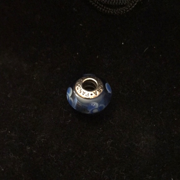 Pandora | Jewelry | Pandora Blue Flowers | Poshmark